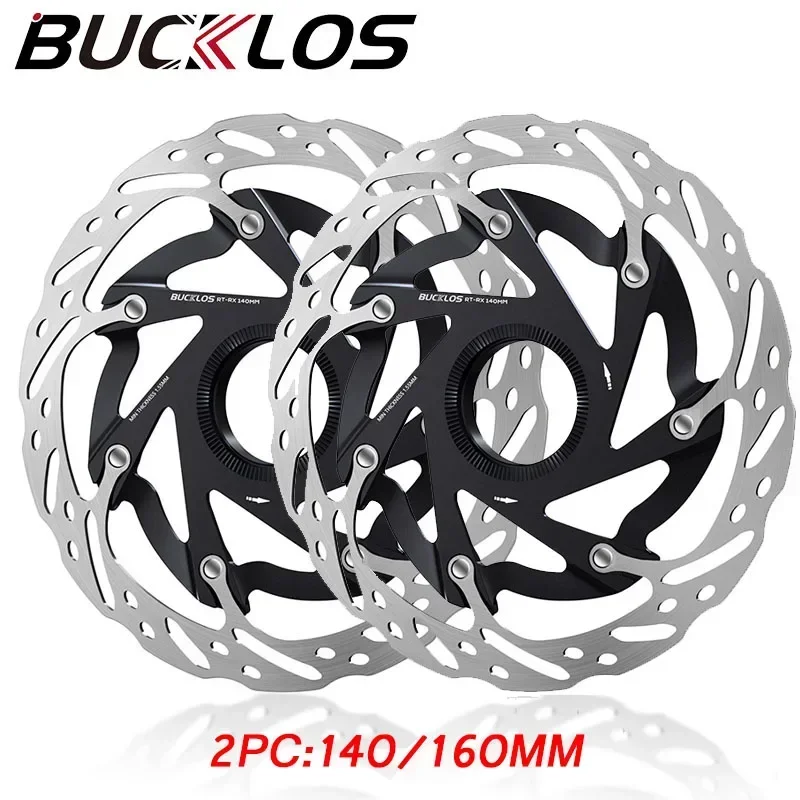 BUCKLOS RT-CTX-R Bicycle Centerlock Rotor 140mm 160mm Bike Disc Brake ...