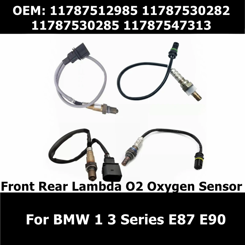 4pcs Front Rear Lambda Probe O2 Oxygen Sensor For Bmw 1 3 Series E87 ...