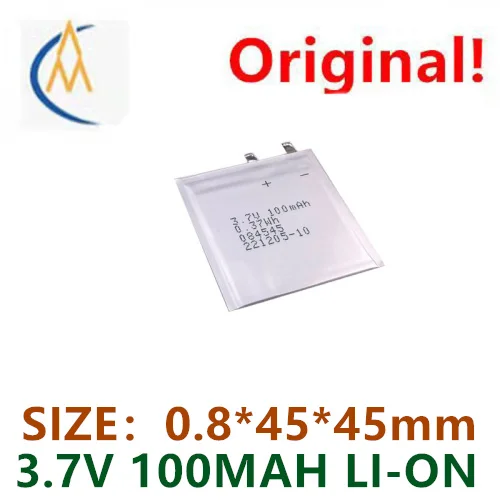 buy more will cheap 3.7V 084545 100mAh polymer lithium battery 1mm ...