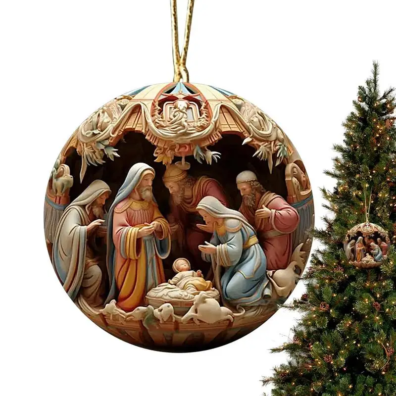 Jesus-Nativity-Scene-Ornament-Christmas-Christian-Tree-The-Birth-Of ...