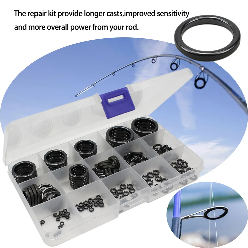 160x-Fishing-Rod-Repair-Kit-Ring-Wear-Resistant-Ceramic-Guide-Ring-Rod ...