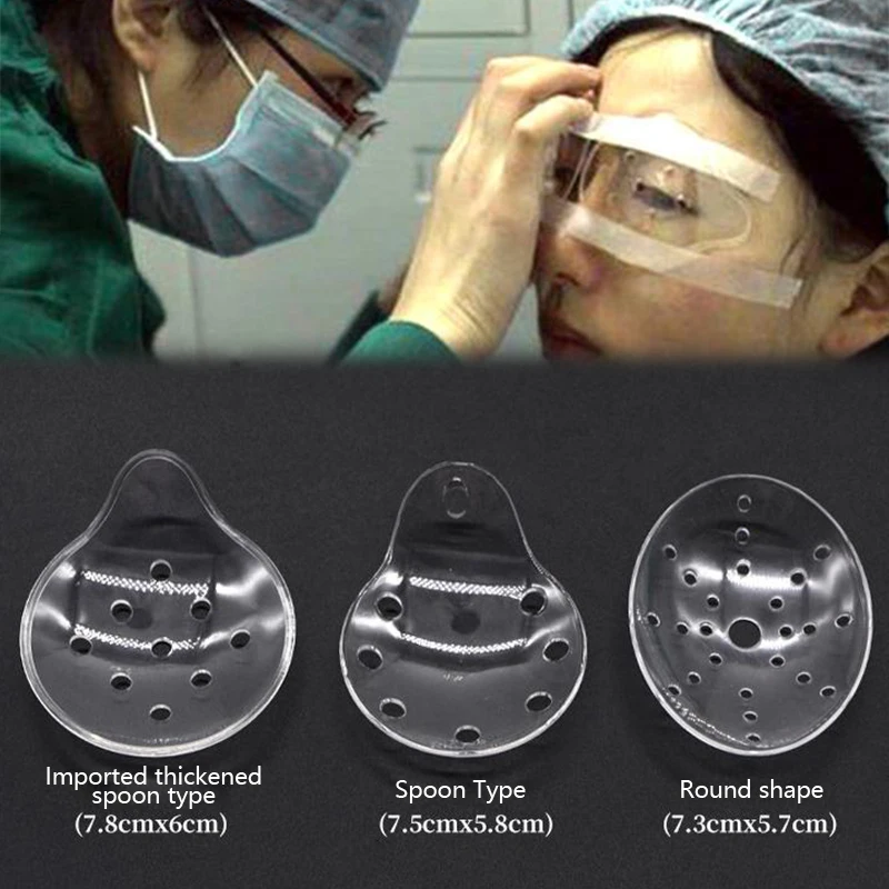 Eyepatch-Ventilated-Clear-Eye-Shield-Plastic-Ophthalmic-Surgery-Single ...