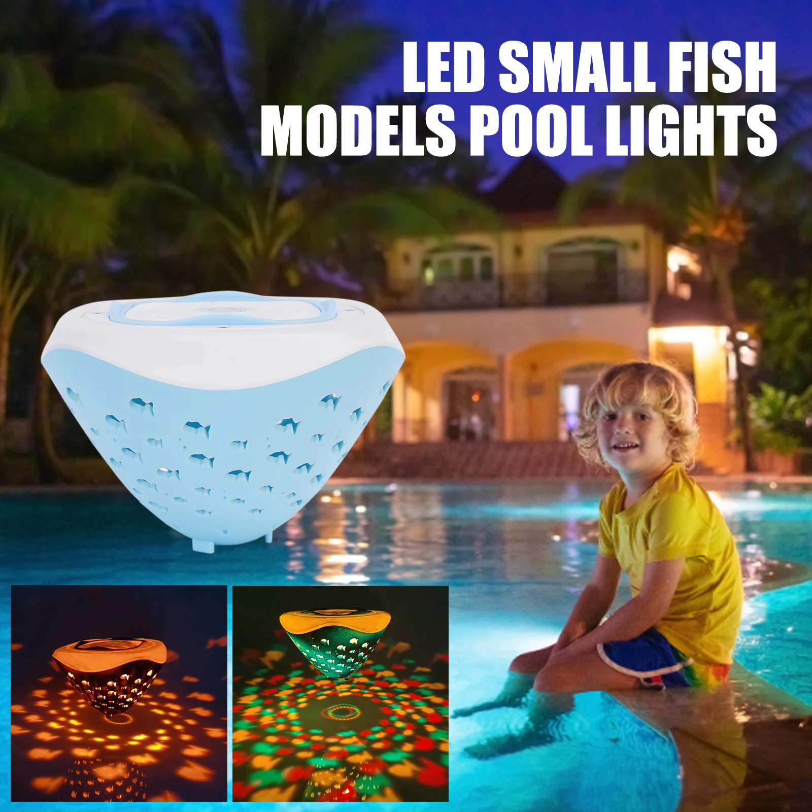 Underwater-Disco-Light-Fish-Pattern-Fountain-Projector-Light-4-Colors ...