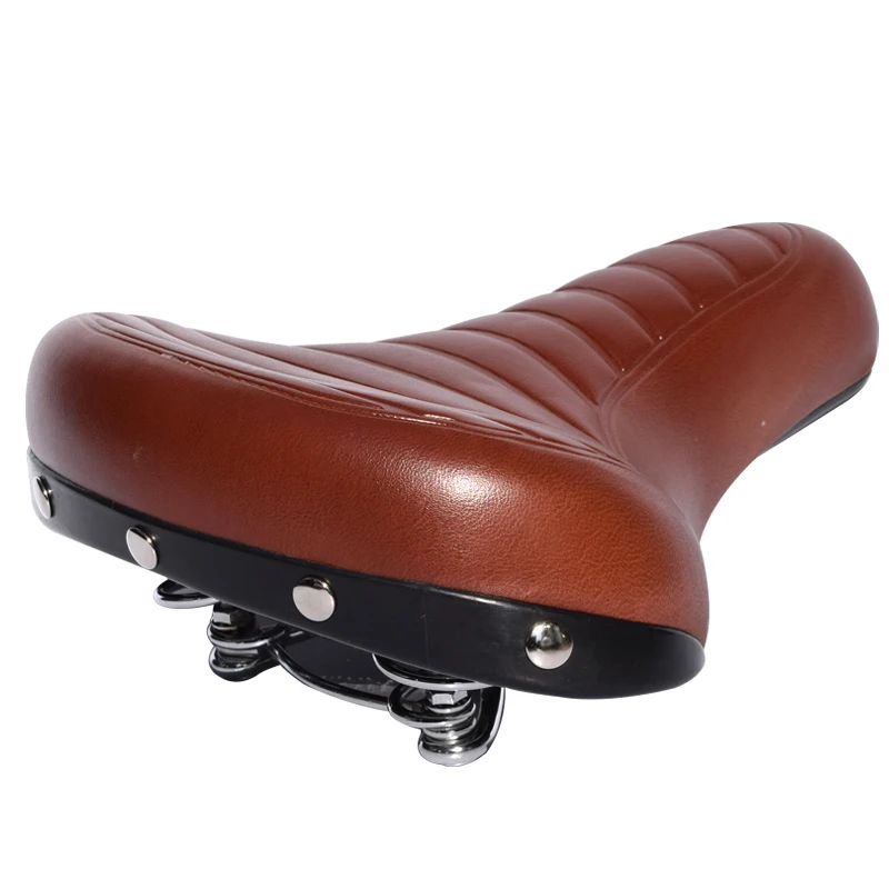 Comfortable-Road-Bike-Seat-Soft-Wide-Thicken-Bicycle-Saddle-Vintage ...