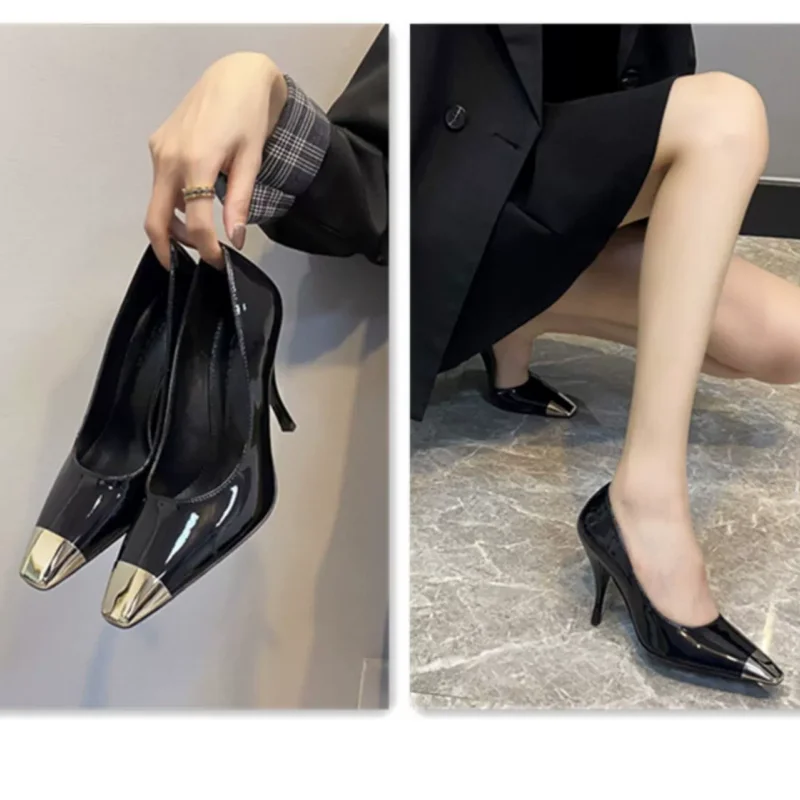 Star-High-Heels-Women-s-Stiletto-Heel-2023-Autumn-and-Winter-New-Patent ...