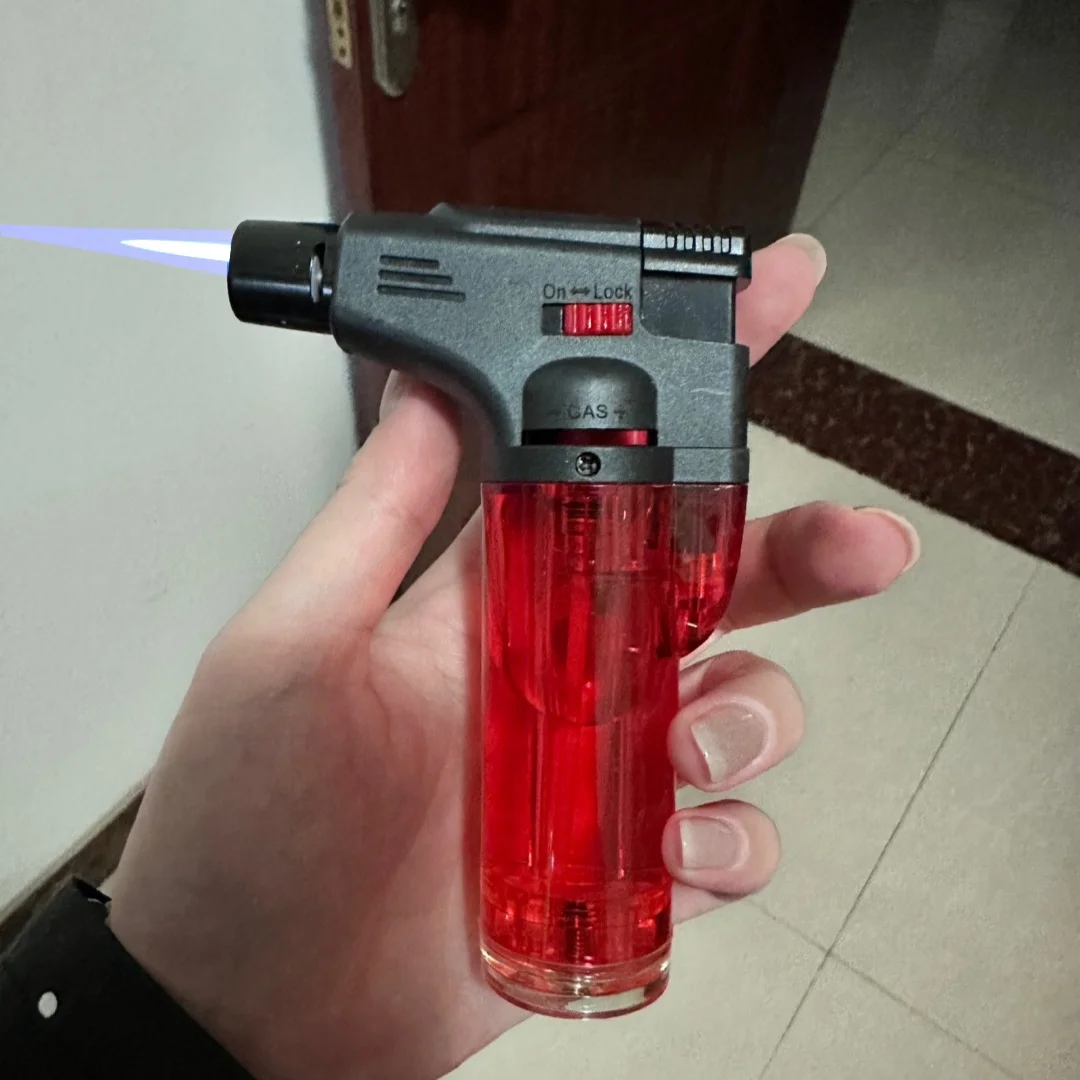 Torch Lighter, Jet Flame Lighter Refillable Gas Butane Lighter with ...