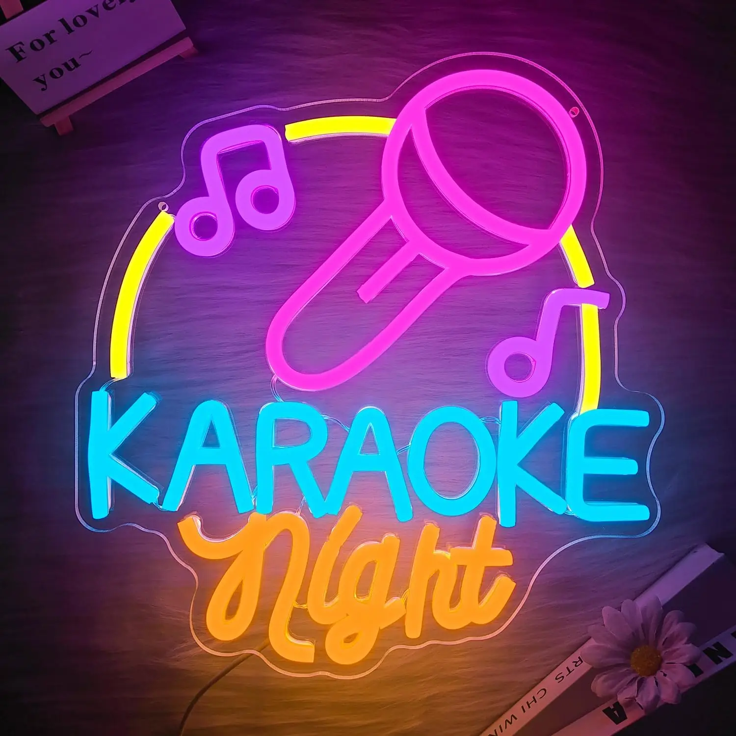 Karaoke-Neon-Sign-Led-Party-Neon-Lights-Signs-For-USB-Powered-Karaoke ...