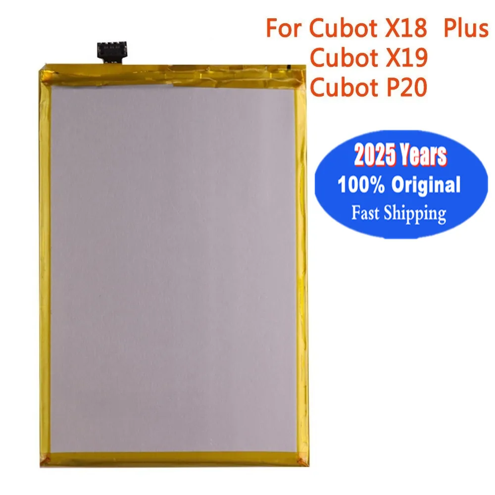 2025 Years 4000mAh Original Battery For Cubot X19 X18 Plus P20 Phone ...