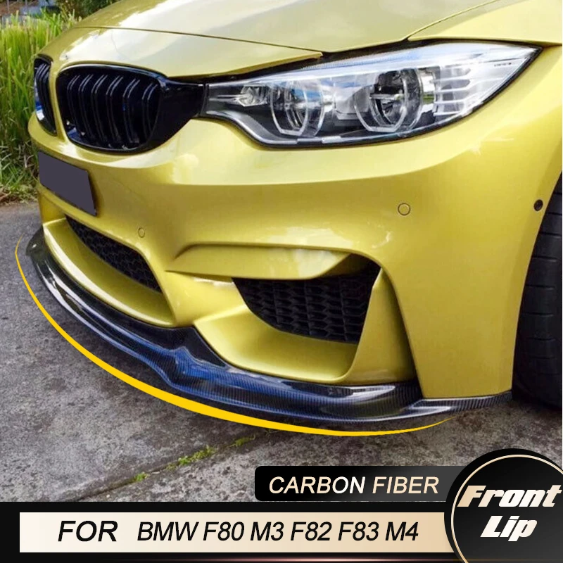 Carbon Fiber / Frp Front Lip For Bmw F80 M3 F82 F83 M4 2014-2018 Sedan ...