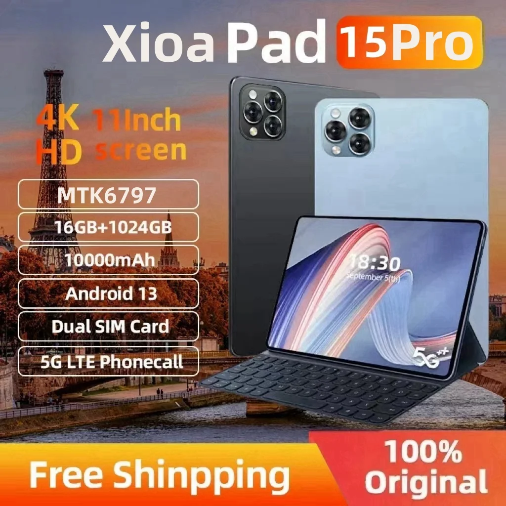 Tablet-PC-Pad-15-Pro-Vers-o-Global-Android-13-11-Polegada-16GB-1024GB ...