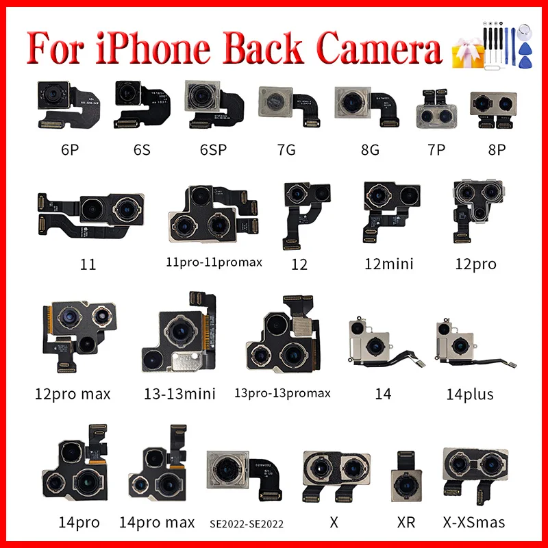 Rear-Camera-For-iPhone-SE-6S-7-8-Plus-Back-Camera-Rear-Main-Lens-Flex ...