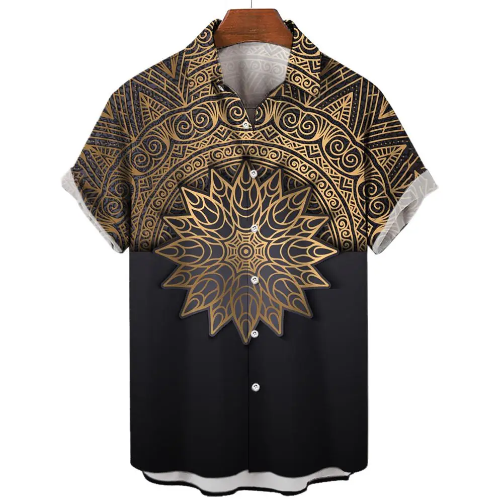 Luxury Men's Shirts Summer Fashion Blouse Casual Men's Clothing ...
