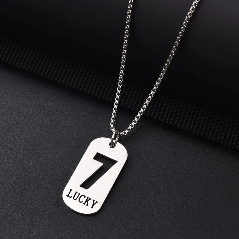 PAPERPLUS-Men-Number-Necklace-1Pcs-Alloy-Hip-Hop-Lucky-Jewelry-Punk-for ...