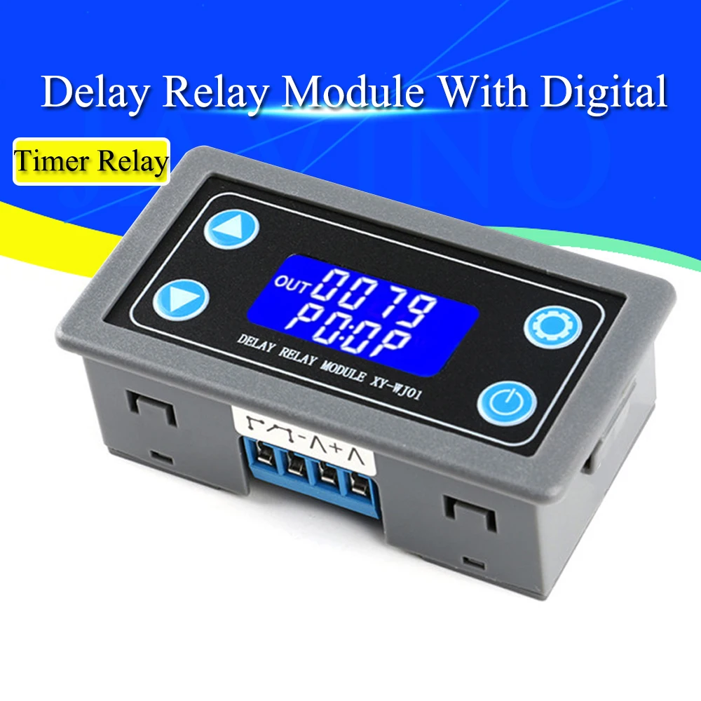 Dc12v Led Digital Time Delay Relay Module Programmable Timer Relay Control Switch Timing Trigger