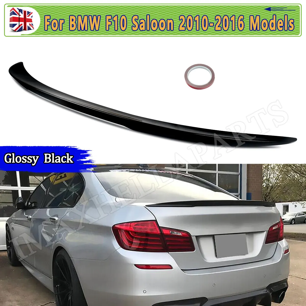 Rear Boot Lip Spoiler For BMW 5 Series F10 2010 2011 2012 2013 2014 ...