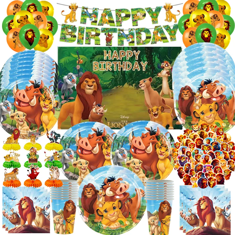 Lion-King-Simba-Birthday-Party-Decorations-Included-Balloon-Banner ...