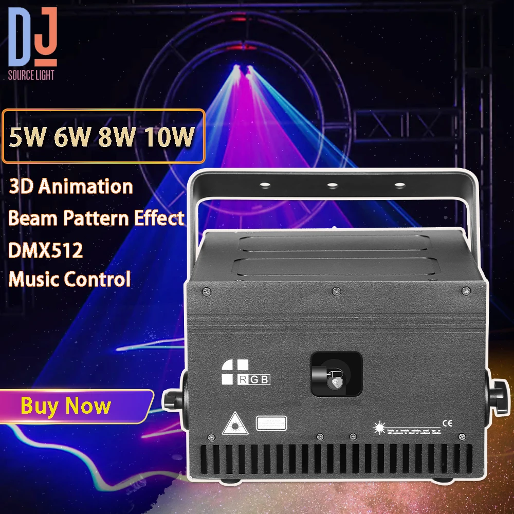 Professional 7 Lens RGB Laser Beam Light Full Color Light Laser ...