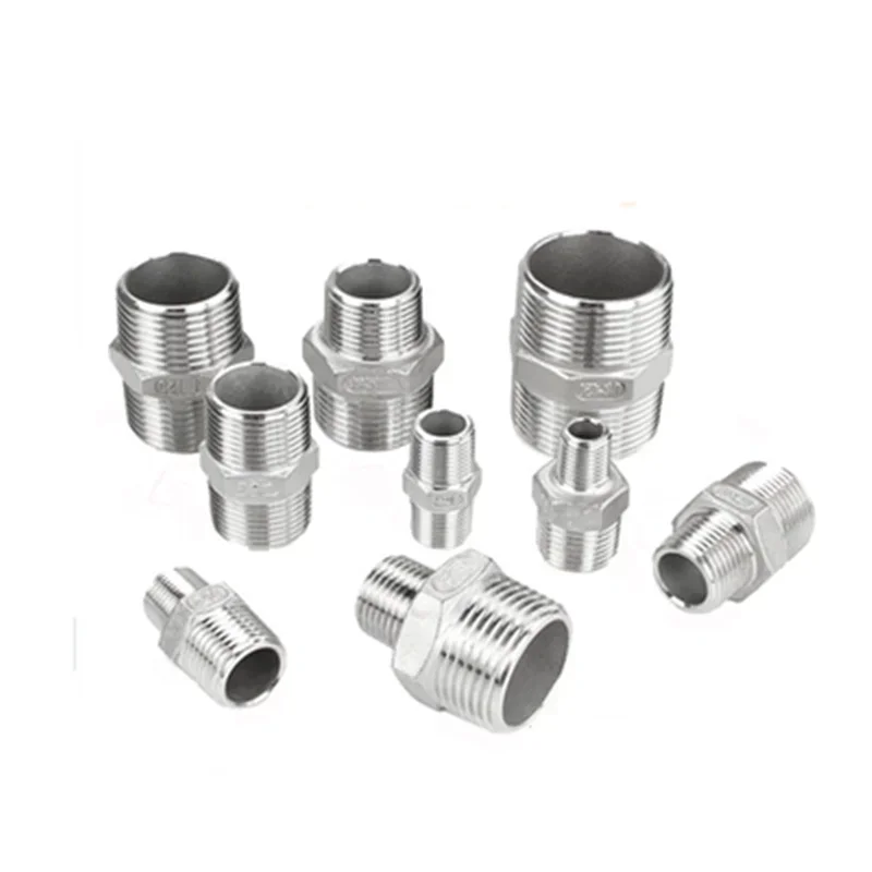 DN8-DN10-DN15-DN20-DN25-DN32-DN40-Male-Thread-Hex-Nipple-Union-304 ...