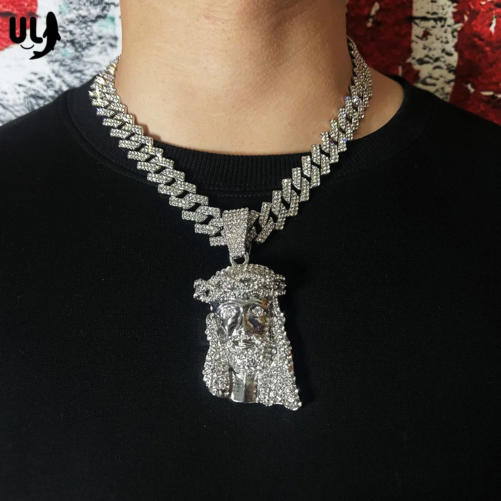 ULJ-Men-Hip-Hop-Rapper-Popular-Necklace-Cleopatra-Religious-Jesus ...