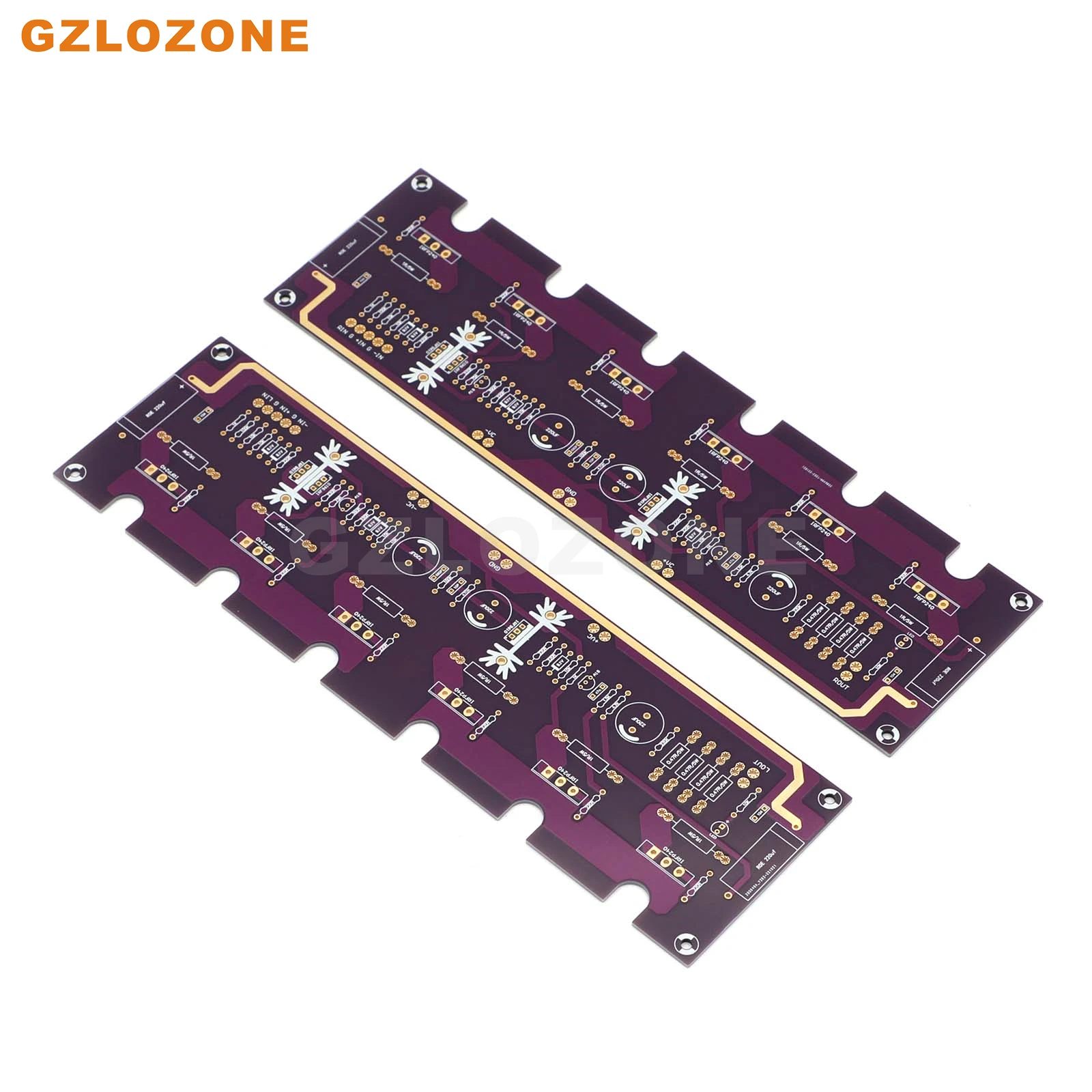 2CH HI-END Purple Gold PASS Aleph-5 FET A5 Pure Class A Power Amplifier ...