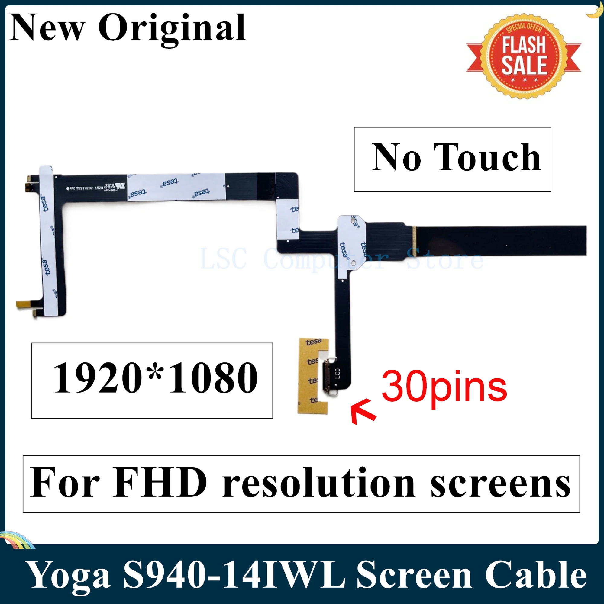 LSC-New-Original-For-Lenovo-Yoga-S940-14IWL-FPC-FHD-1920-1080-Screen ...