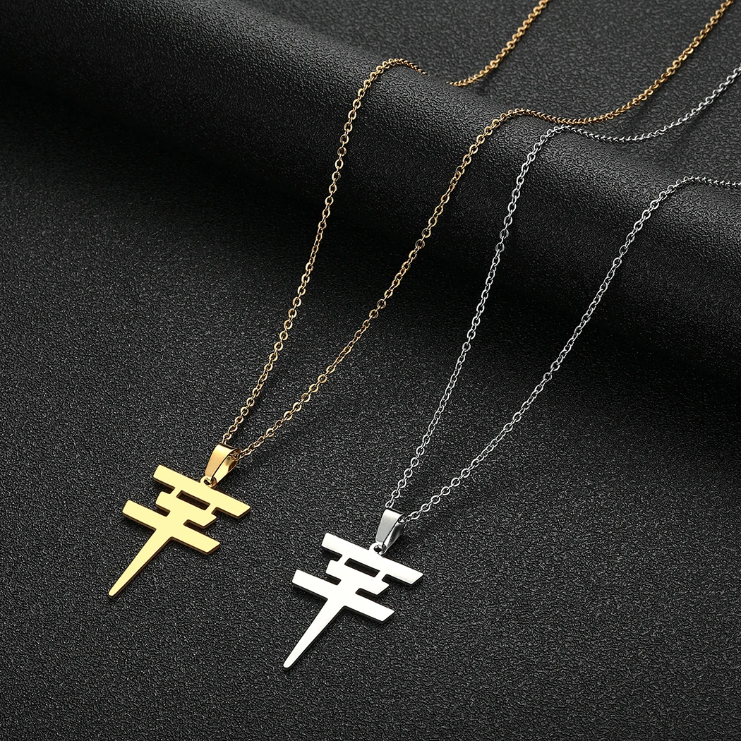 Tokio-Hotel-Necklace-Stainless-Steel-Tokio-Hotel-Pendant-Logo-Bill ...