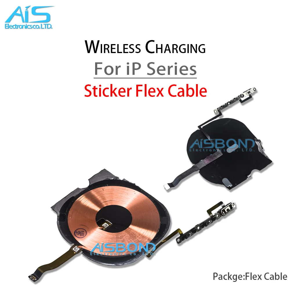 Wireless Charging Coil NFC With Volume Flex For iPhone 8 8P X XS XR 11 ...