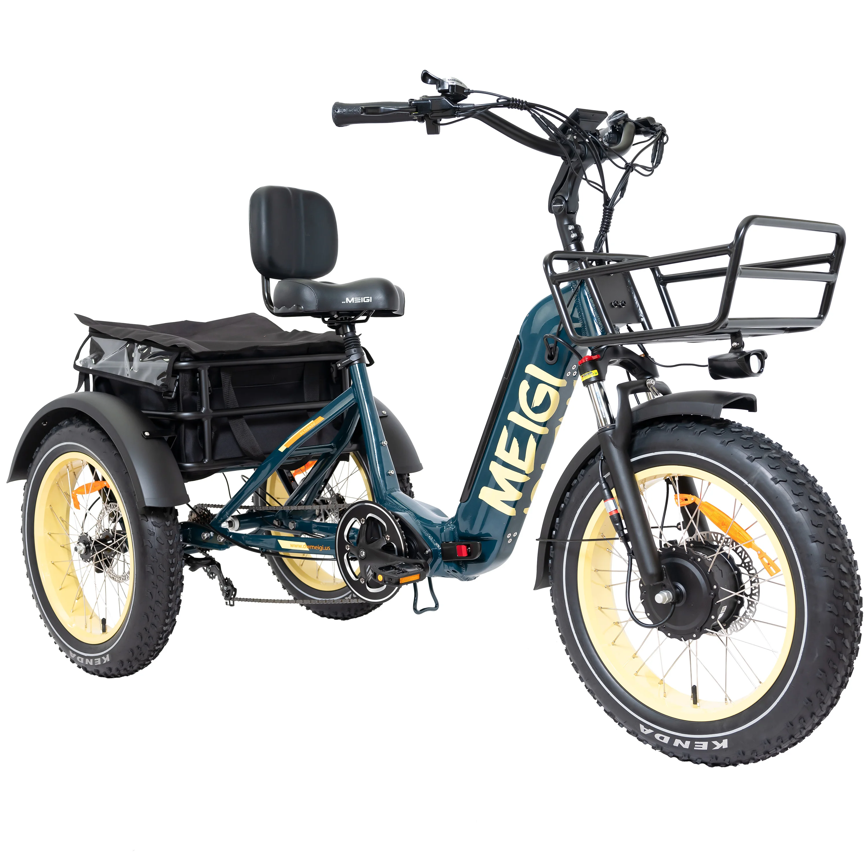 Cargo electric trike for adults 25mph 750W electric trike scooter ...