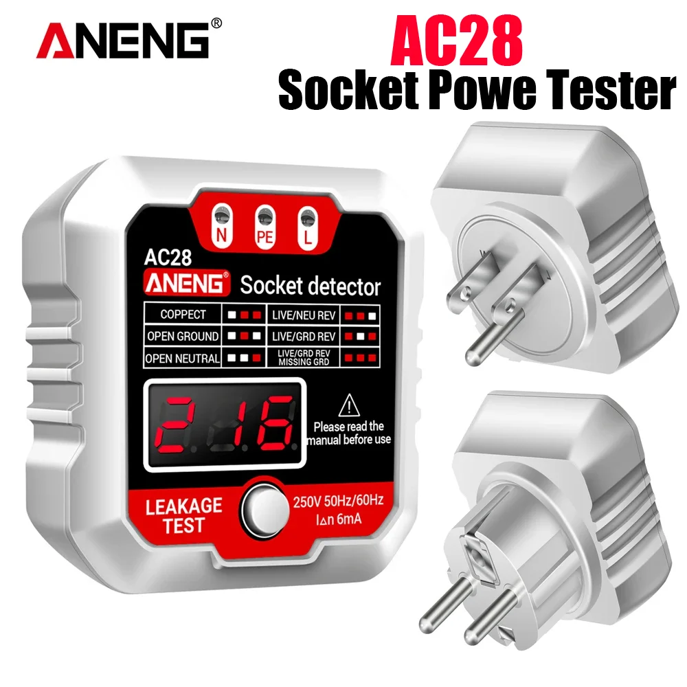 ANENG-AC28-Digital-Socket-Power-Tester-250V-50Hz-60Hz-Socket-Polarity ...