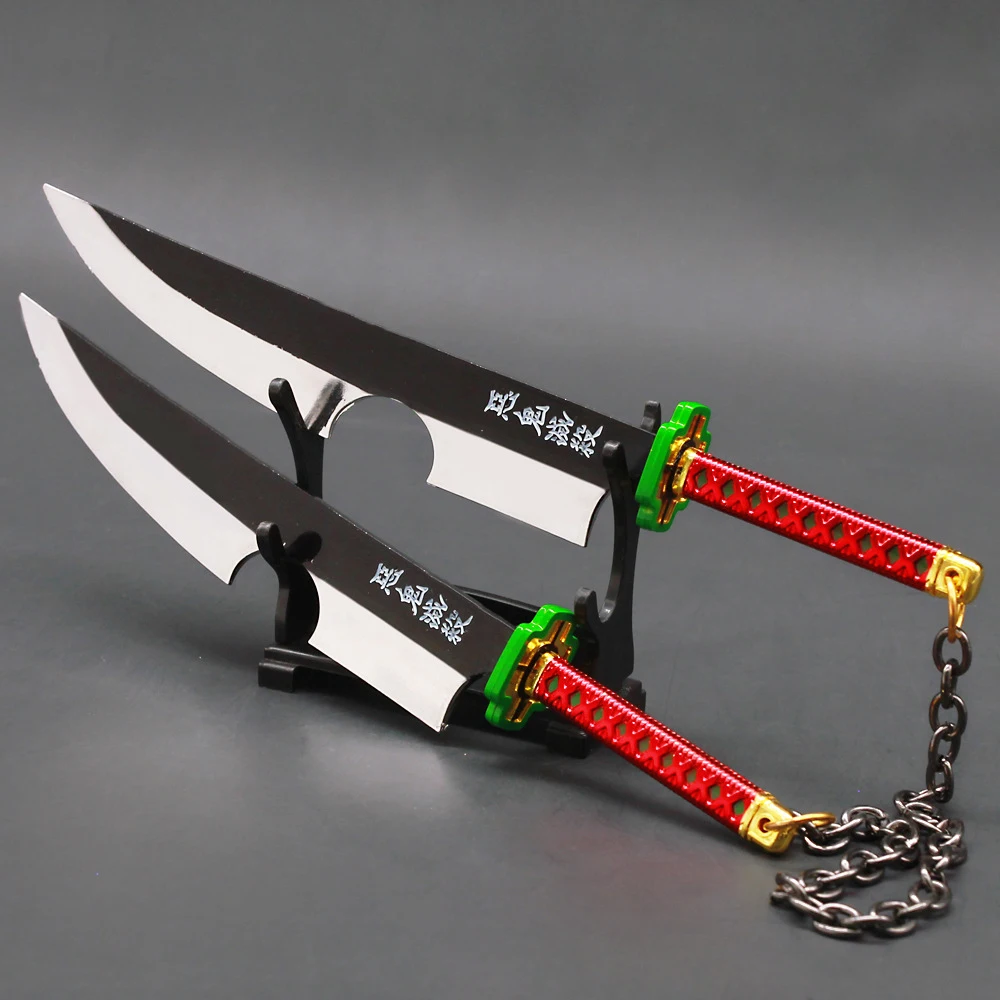 Demon-Anime-Weapon-Sword-Model-Keychain-Uzui-Tengen-Nichirin-Blade ...