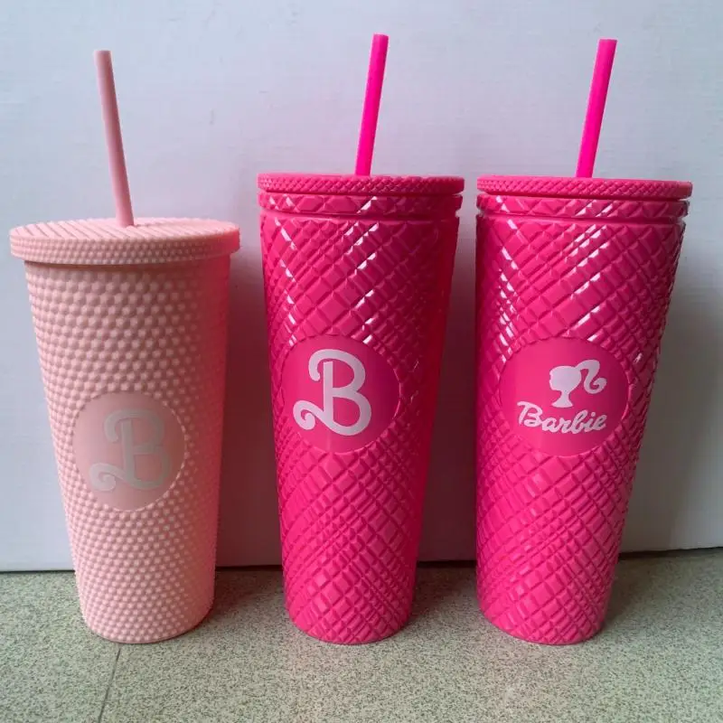 700Ml-Cartoon-Anime-Pink-Barbie-Durian-Cup-Gem-Cup-Kawaii-Large ...