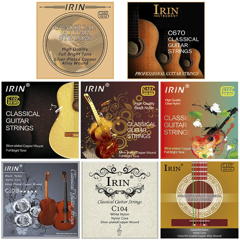 IRIN-6Pcs-set-Classic-Guitar-Strings-Nylon-Guitar-Strings-Classic ...