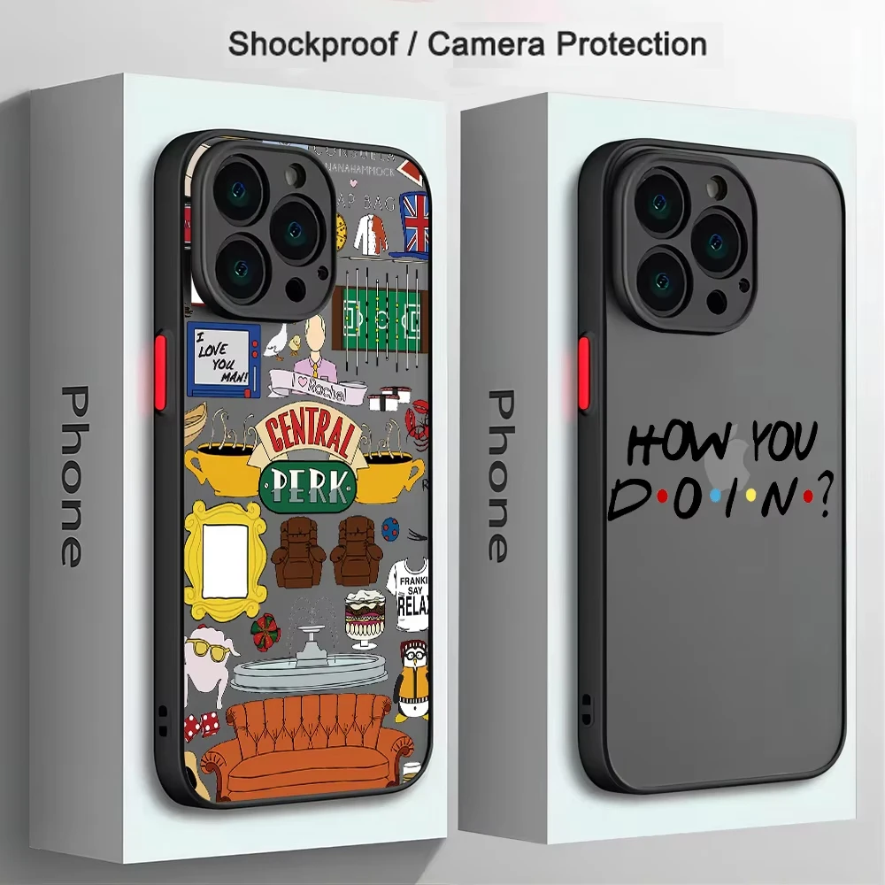 TV Show Friends Phone Case For iPhone 17 Air 16 e 15 14 13 12 11 Pro ...