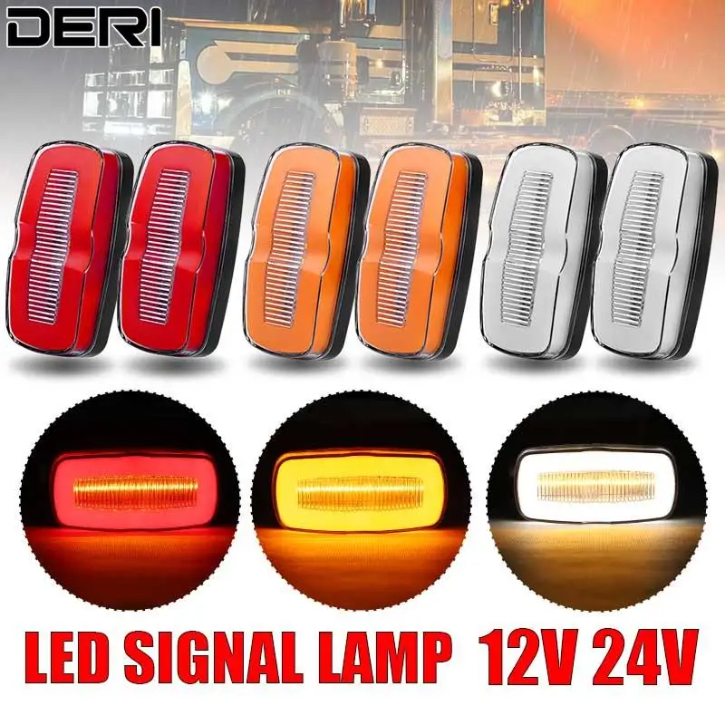 LED-Turn-Signals-Light-Flowing-Yellow-Red-White-For-Buses-Trucks ...
