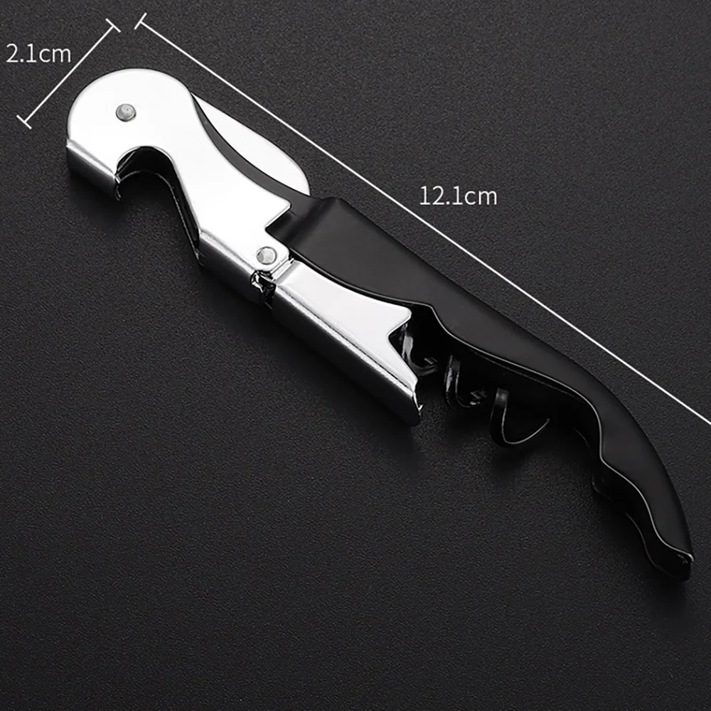 Stainless Steel Cork Screw Corkscrew Multifunction Wine Opener Beer Cap ...