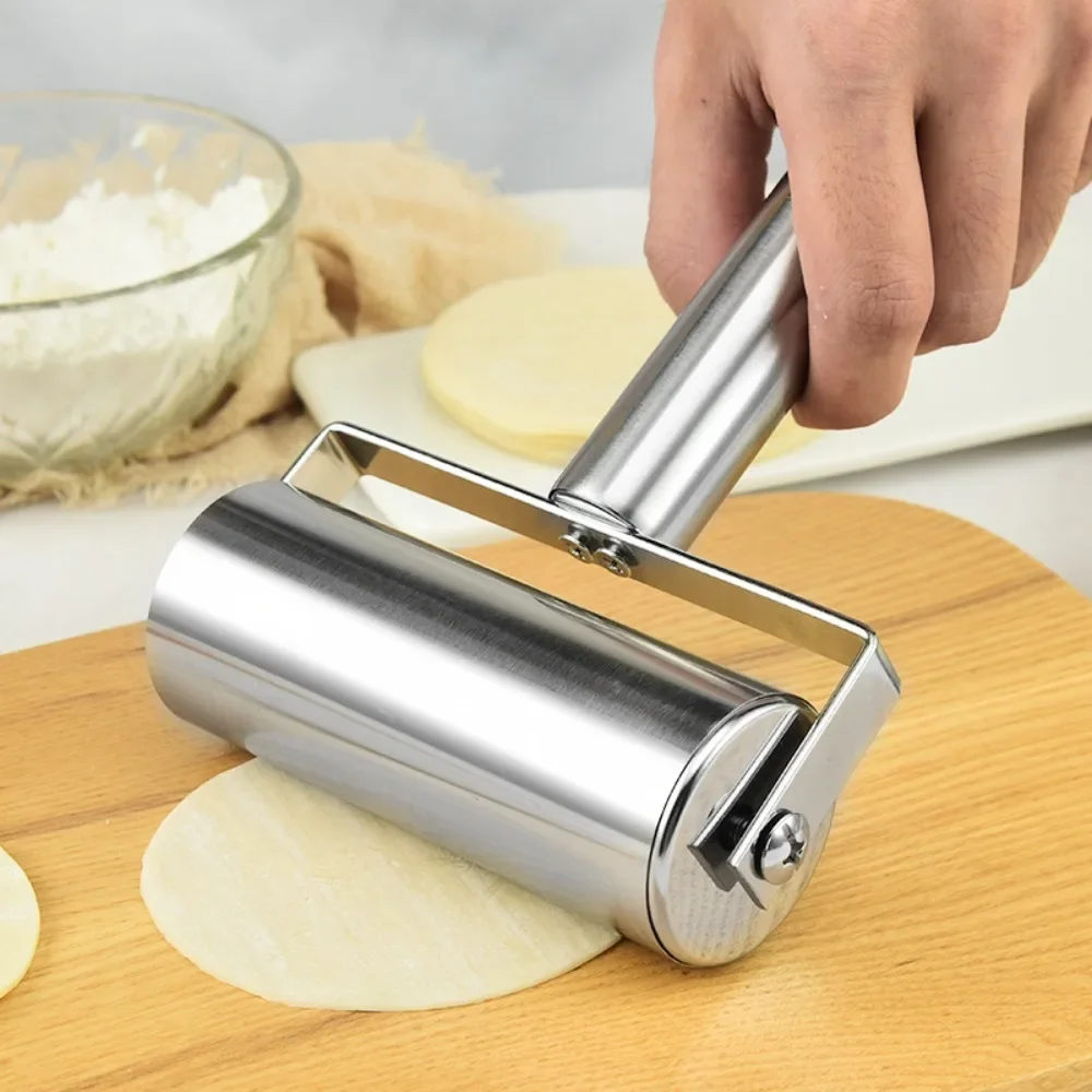 Stainless-Steel-Double-Head-Rolling-Pin-Non-stick-Dough-Pastry-Roller ...