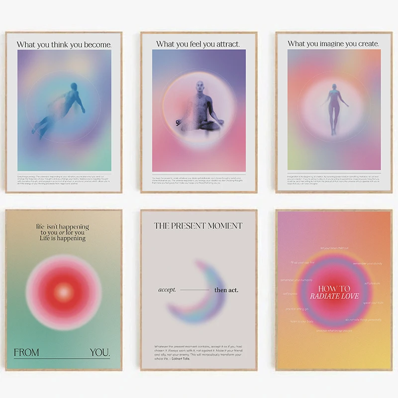 Trendy-Gradient-Spiritual-Quotes-Psychedelic-Butterfly-Positive-Energy ...