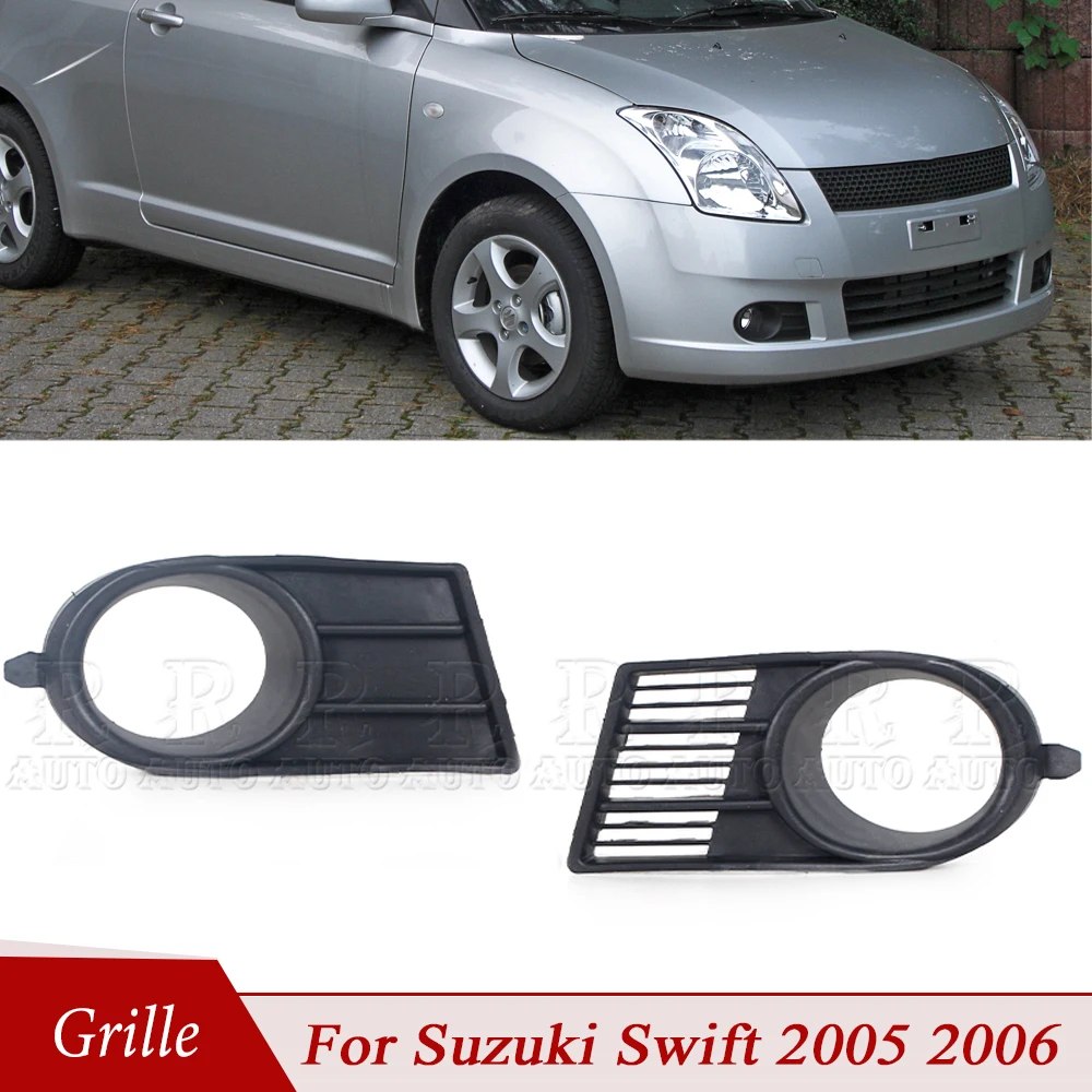 Front-Bumper-Fog-Light-Grille-Left-Right-Front-Cover-Frame-Car ...