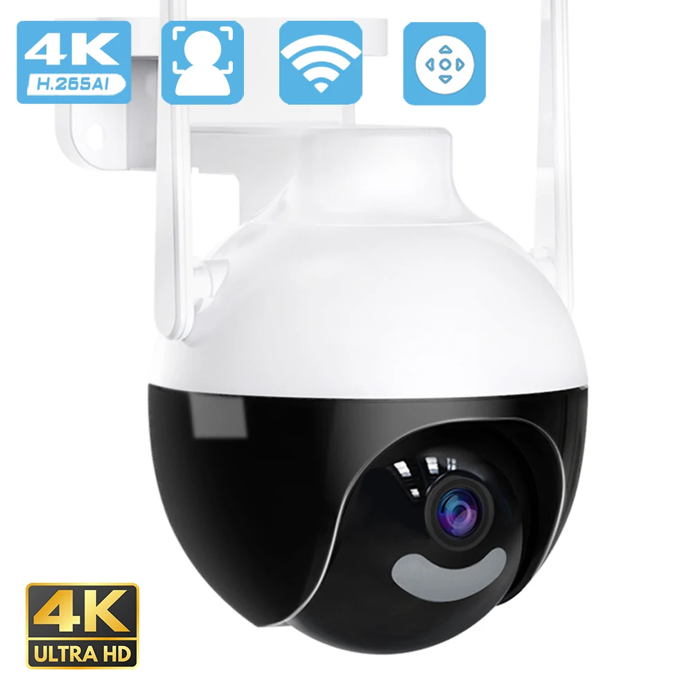 8mp Ptz Wifi Ip Camera 4k Ai Human Detection Color Night Vision Audio ...