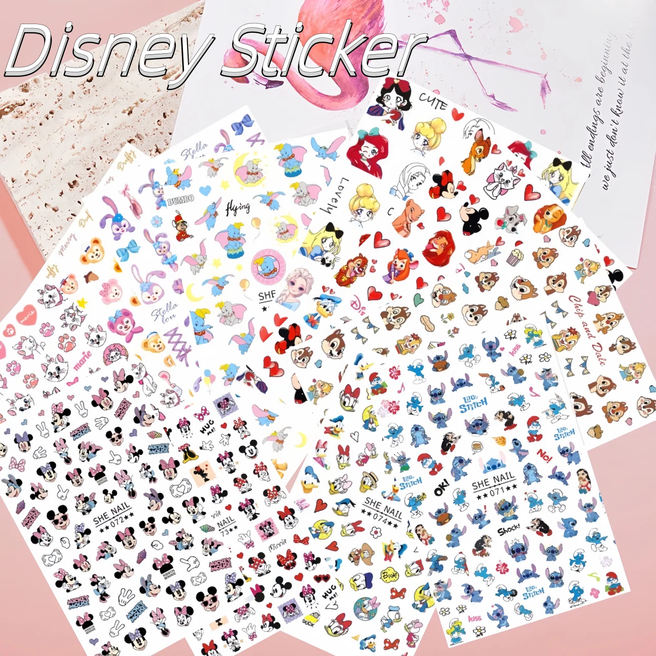 Disney-Animation-Sticker-Pack-Animation-Accessories-Cartoon-Stitch ...