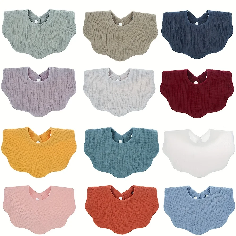 1pcs-Cotton-Soft-Baby-Bibs-Solid-Color-Infant-Bib-Newborn-Burp-Cloths ...