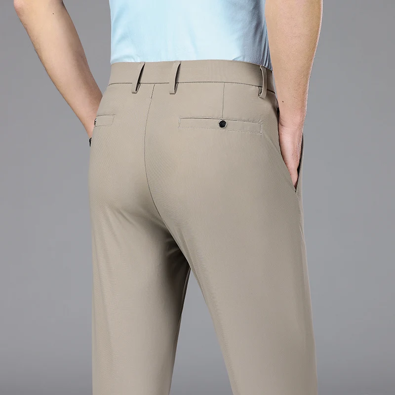 Luxury-Brand-Men-Straight-Business-Suit-Pants-Designer-Spring-Summer ...