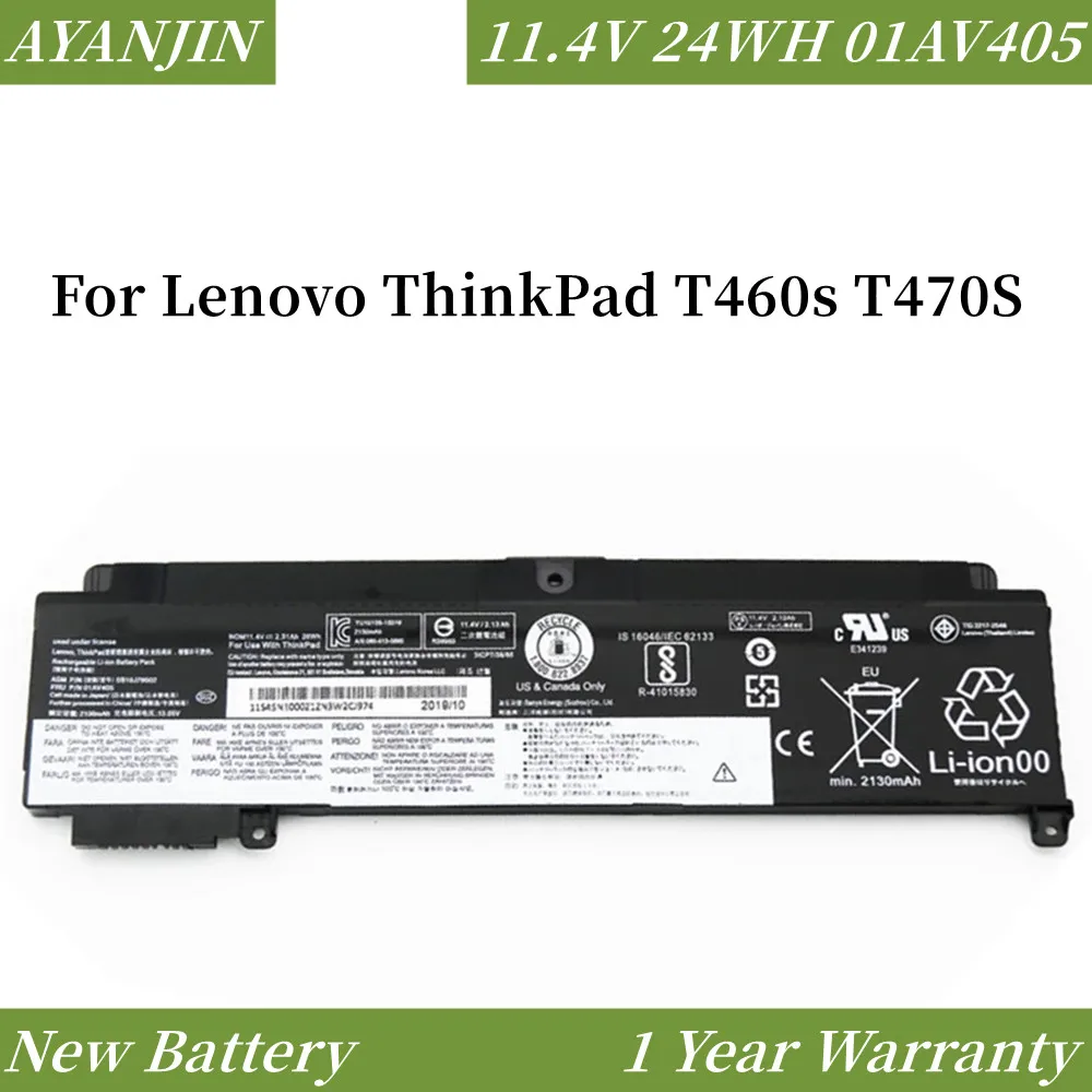 T460S-T470S-Laptop-Battery-For-Lenovo-ThinkPad-Replace-24WH-01AV405 ...