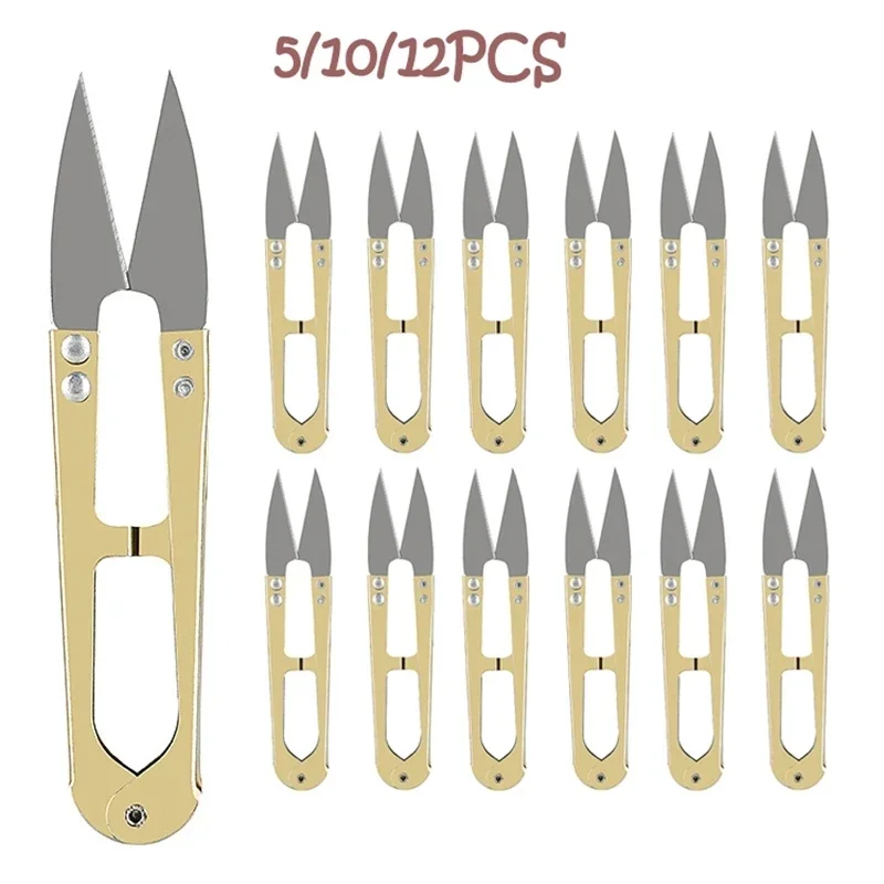5-10-12pcs-Yarn-Shears-Cutting-Sewing-Scissors-Shears-Cross-Stitch ...