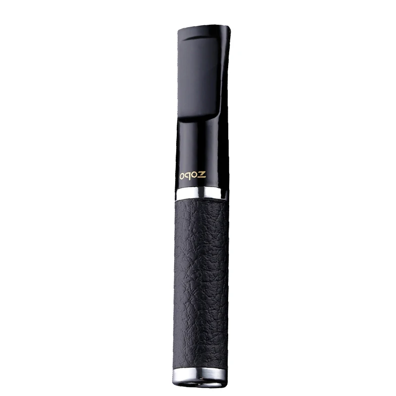 8mm/5mm Cigarette ZOBO Leather Metal Cigarette Holder Filter Men'S Circulation Cleanable Lung ...