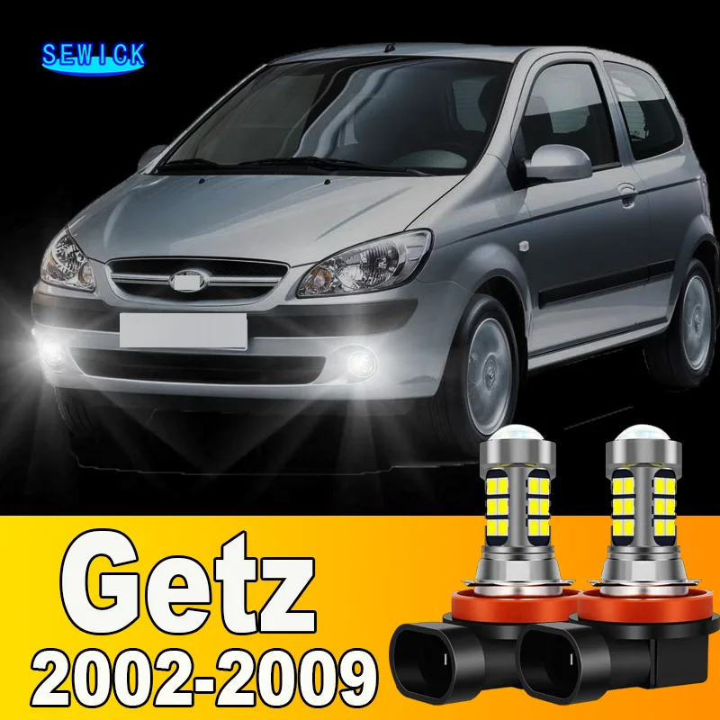 Front-Fog-Light-Bulb-Accessories-2pcs-LED-For-Hyundai-Getz-2002-2003 ...