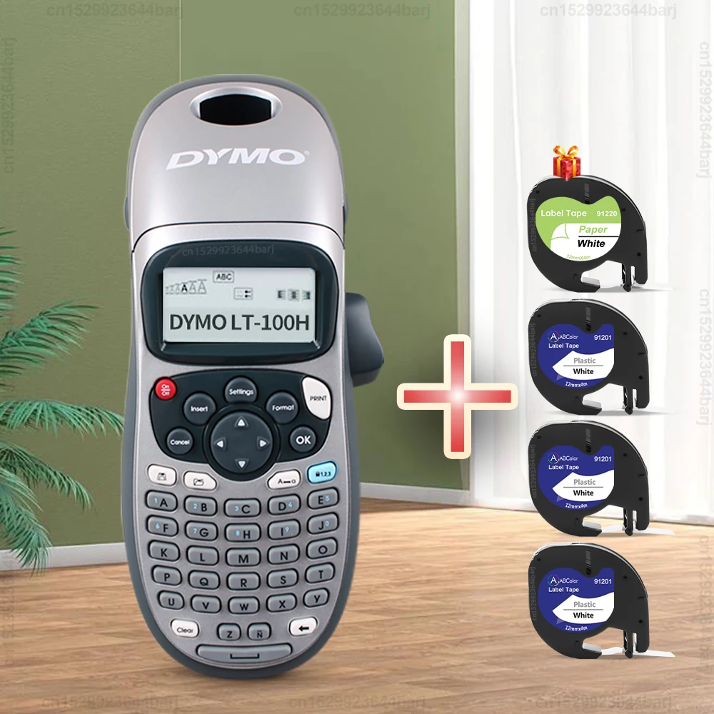 Dymo-LT100H-Label-Maker-Mini-Portable-Label-Printer-LetraTag-LT-100H ...
