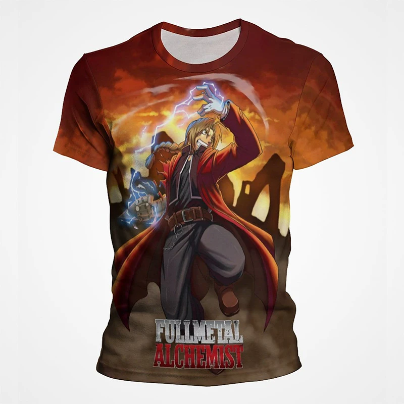 Summer Fullmetal Alchemist T-Shirt - Fullmetal Alchemist Merch