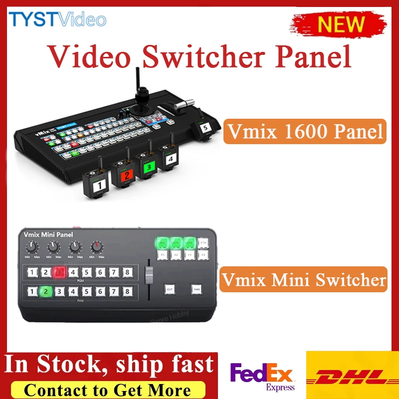 TYST Vmix Mini Switcher Control Panel / Vmix 1600 Panel MIDI2.0 Video ...