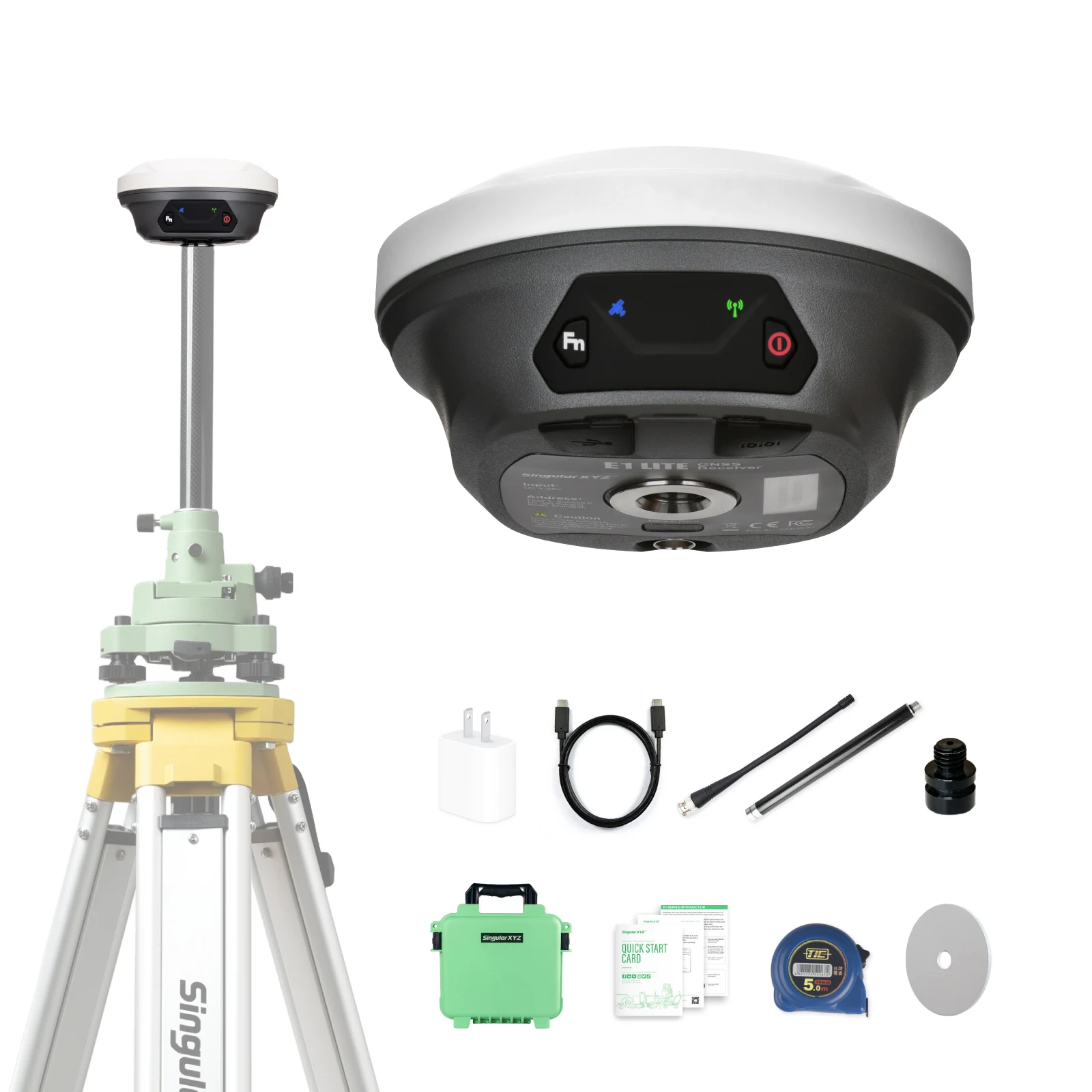 SingularXYZ E1 Lite Base Station Gnss Receiver RTK Land Survey ...